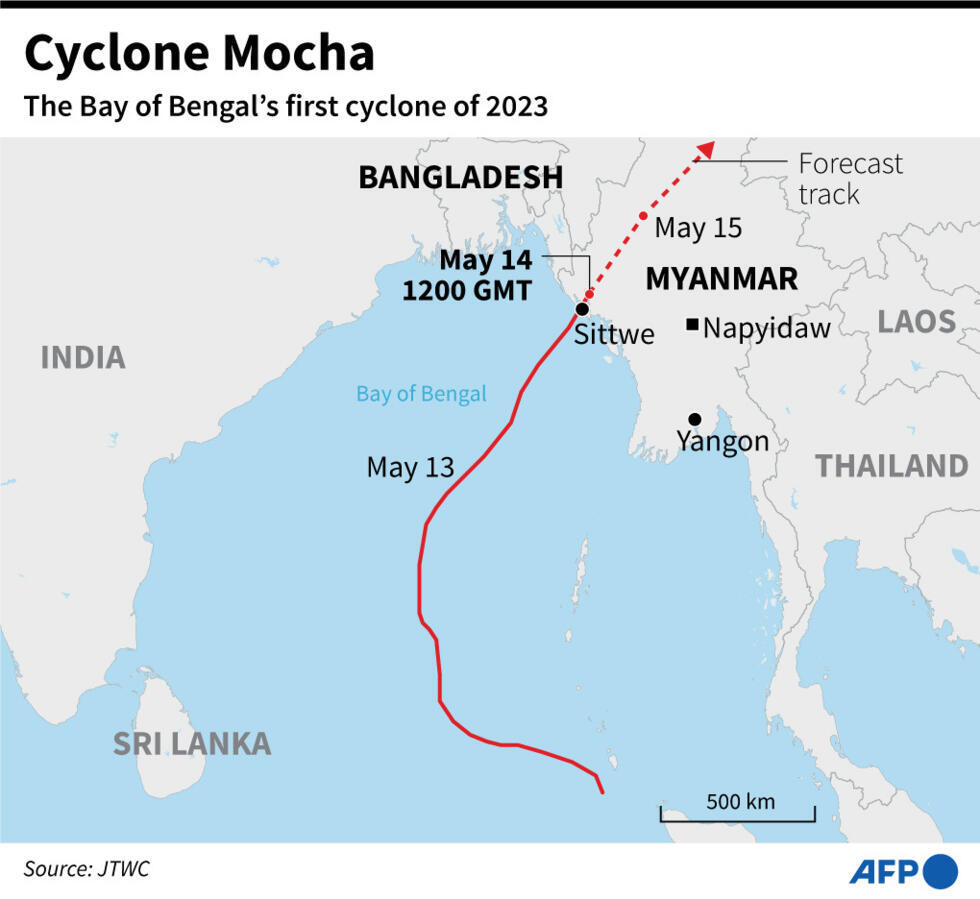 Cyclone Mocha death toll rises to 29 in Myanmar