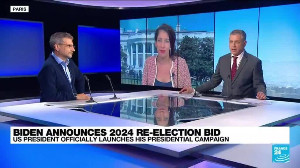 Joe Biden announces his 2024 re-election campaign - France 24