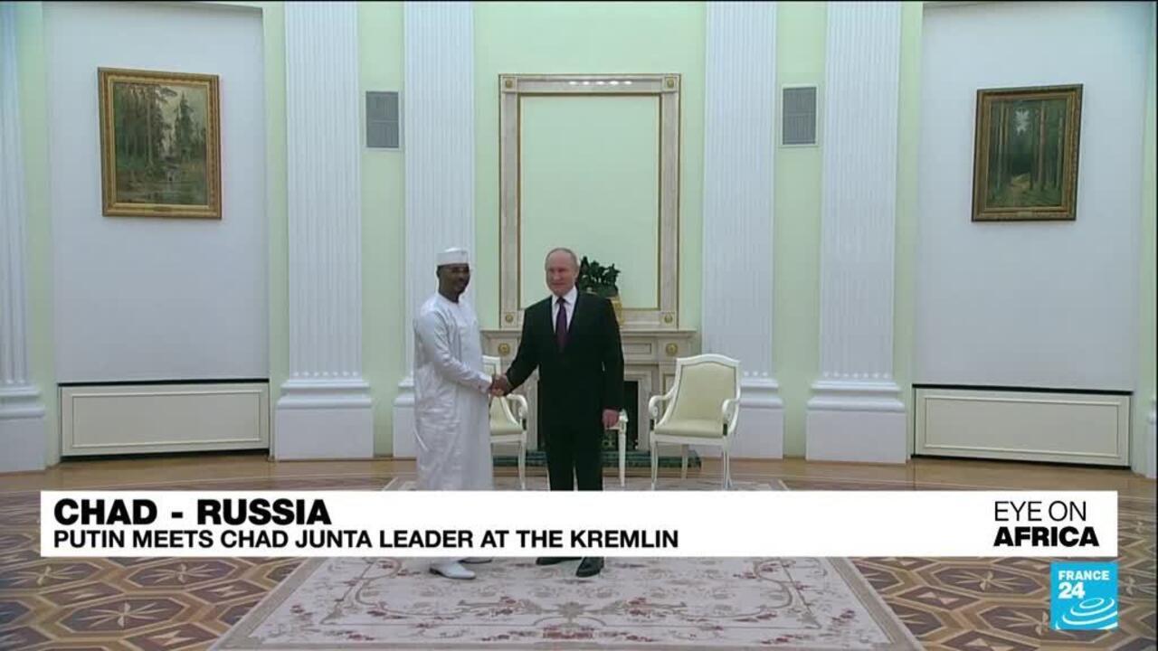 Vladimir Putin hosts Chad's junta leader in Moscow - Eye on Africa