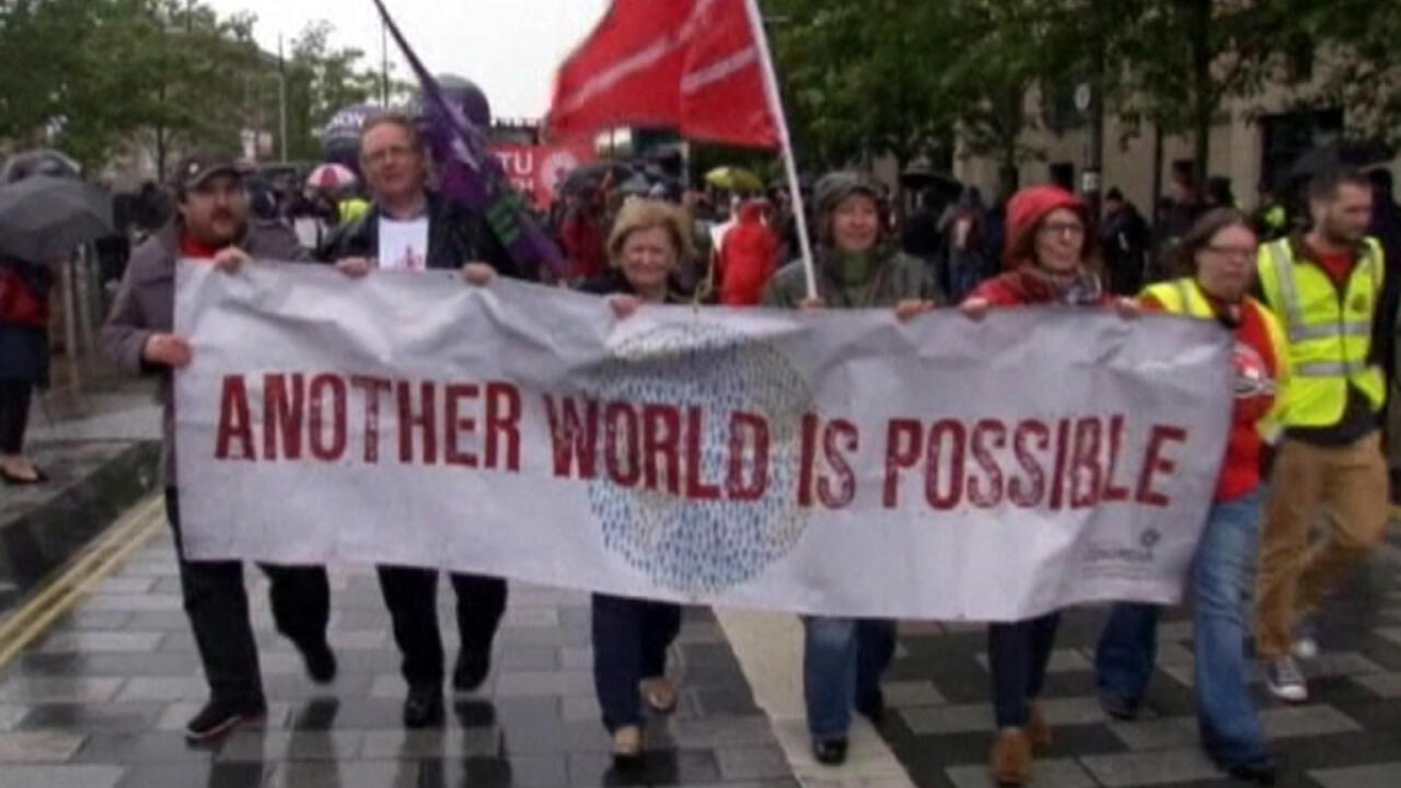 Police deploy as Northern Ireland G8 protests begin