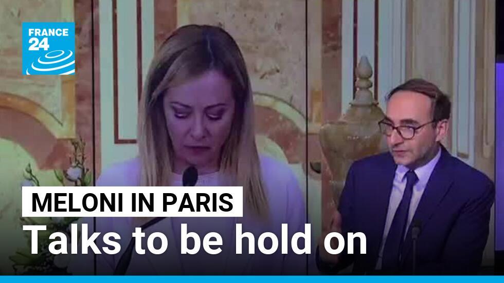 Giorgia Meloni in Paris: Talks between Italian PM and Macron on ...