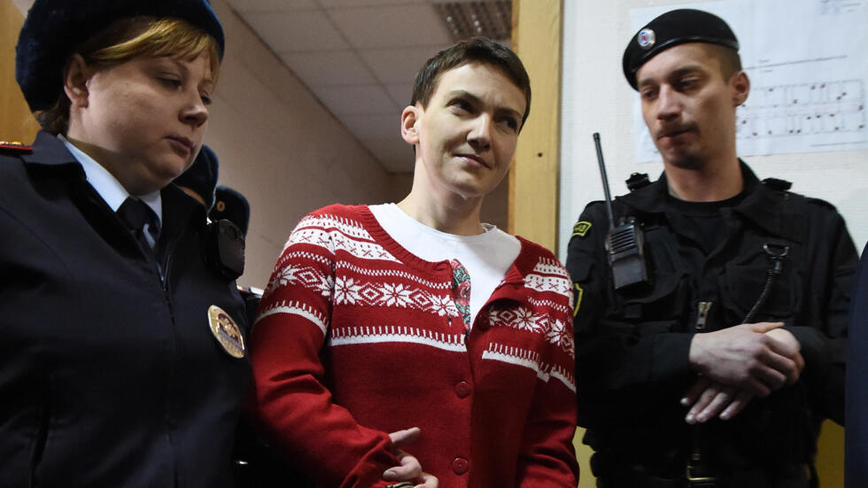 Captured female pilot becomes symbol of Kiev’s resistance to Kremlin