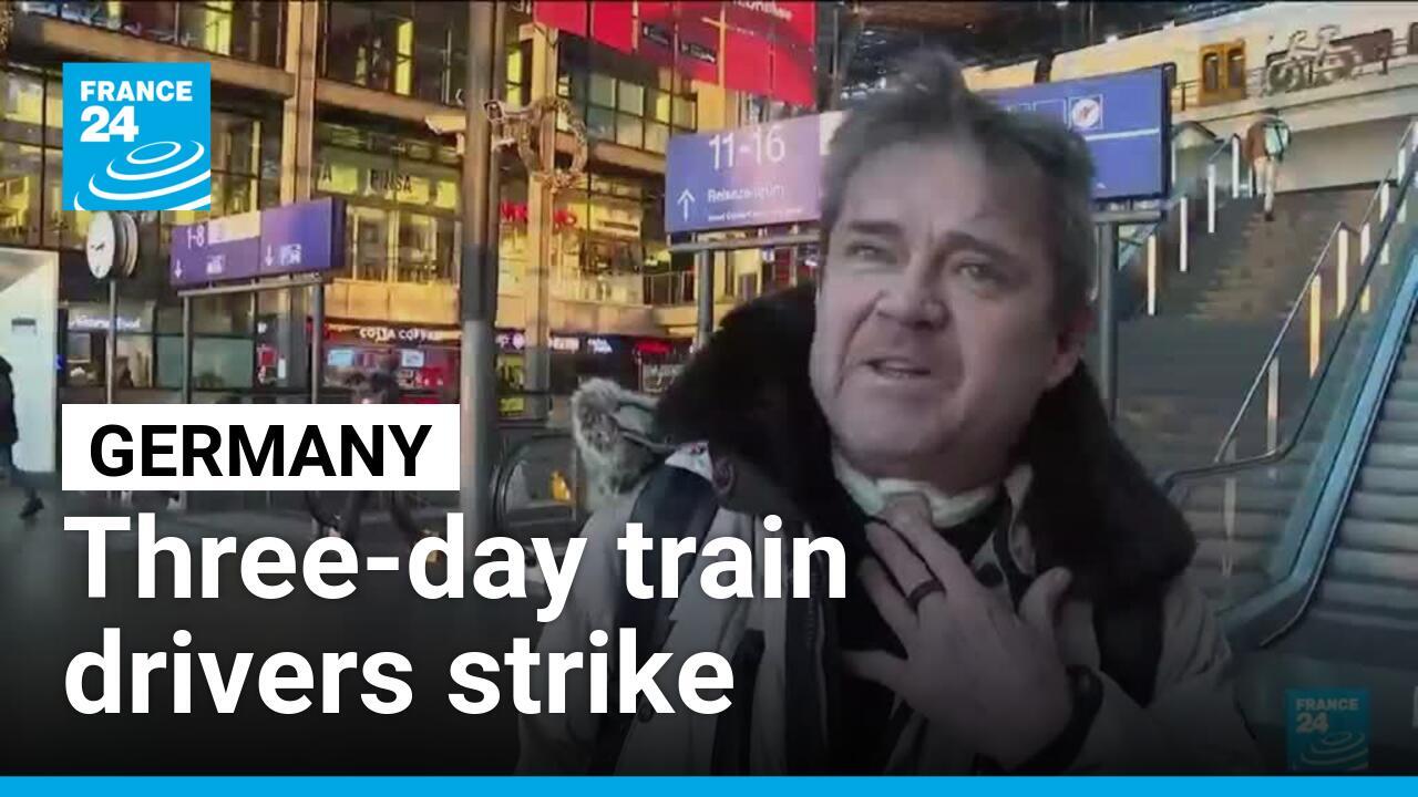 German railways grind to near halt in three-day train drivers strike ...