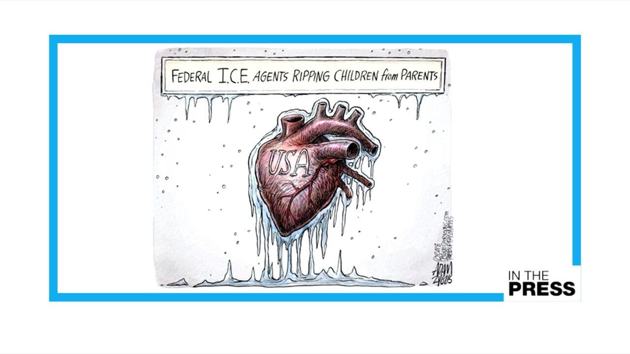 'The frozen heart of America': Condemnation as migrant families torn ...