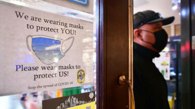 Most of US can now drop masks indoors, health officials say
