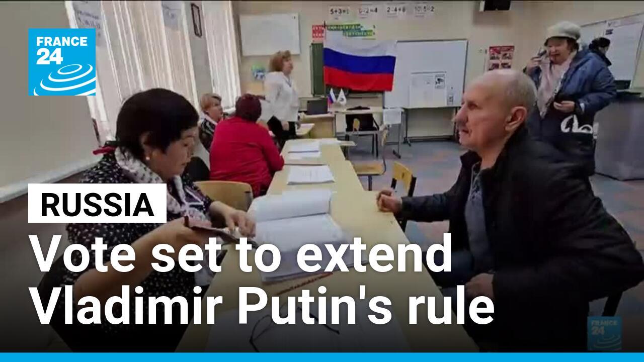 Russians head to polls in a vote set to extend Putin's rule - France 24