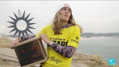 French surfers Dupont, Roseyro triumph in Nazare big wave competition ...