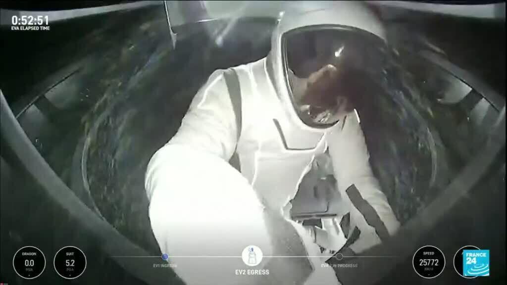 SpaceX employee, tech billionaire conduct first spacewalk in Polaris ...