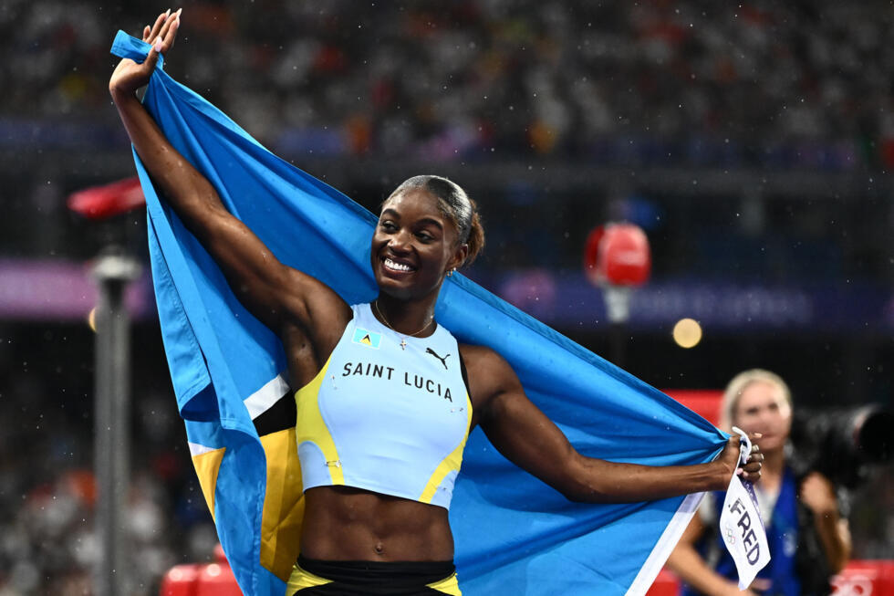 Alfred claims historic win for St.Lucia with Olympic 100m gold