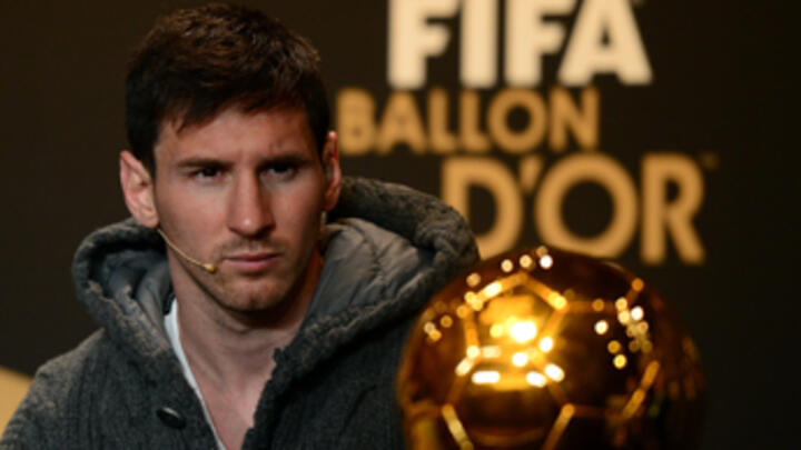 Lionel Messi wins fourth straight Ballon d'Or