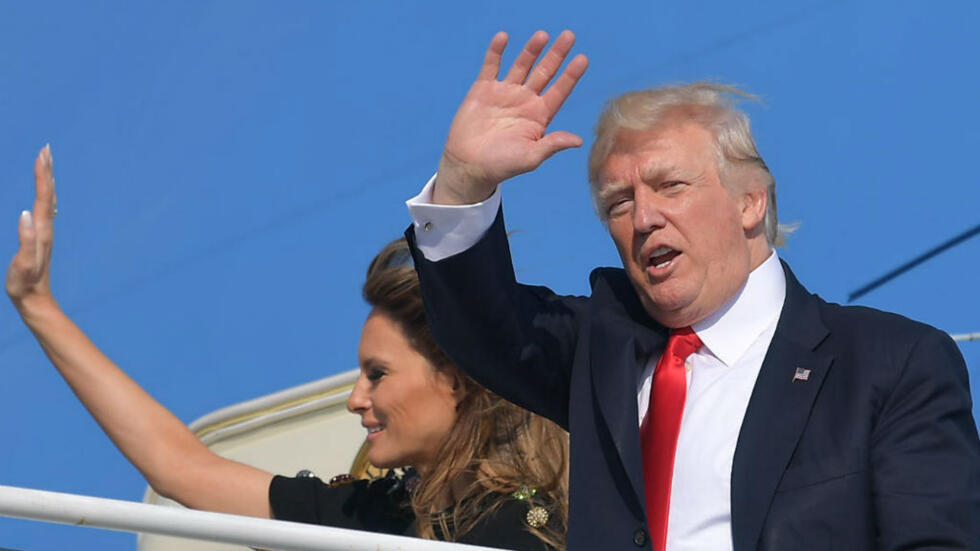 Trump irritates allies and returns to brewing crisis in US