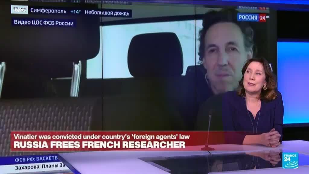 Russia frees imprisoned French researcher Laurent Vinatier - France 24