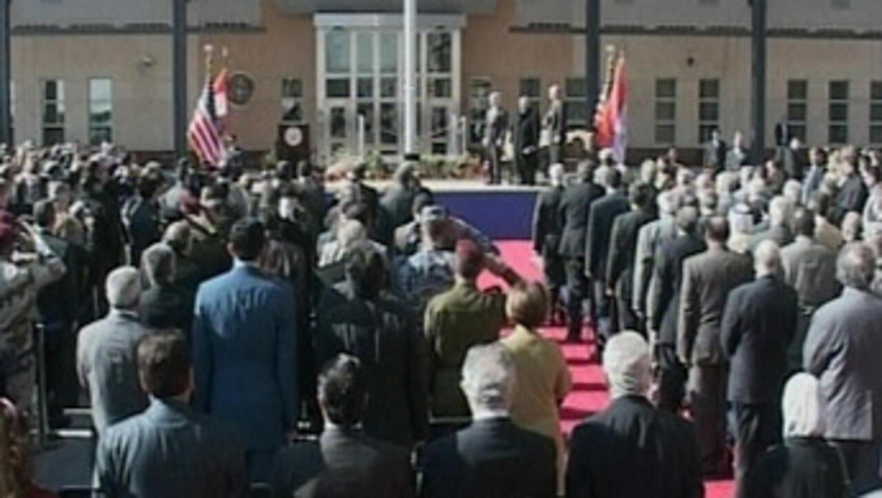 New US embassy opens in Baghdad