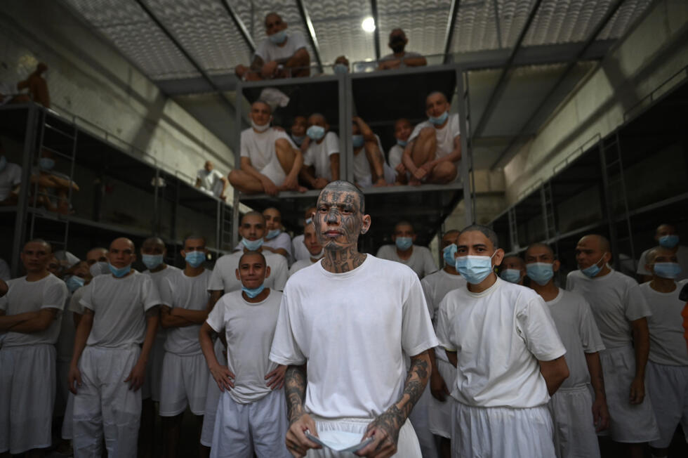 Inside El Salvador's mega-prison holding 12,000 alleged gangsters