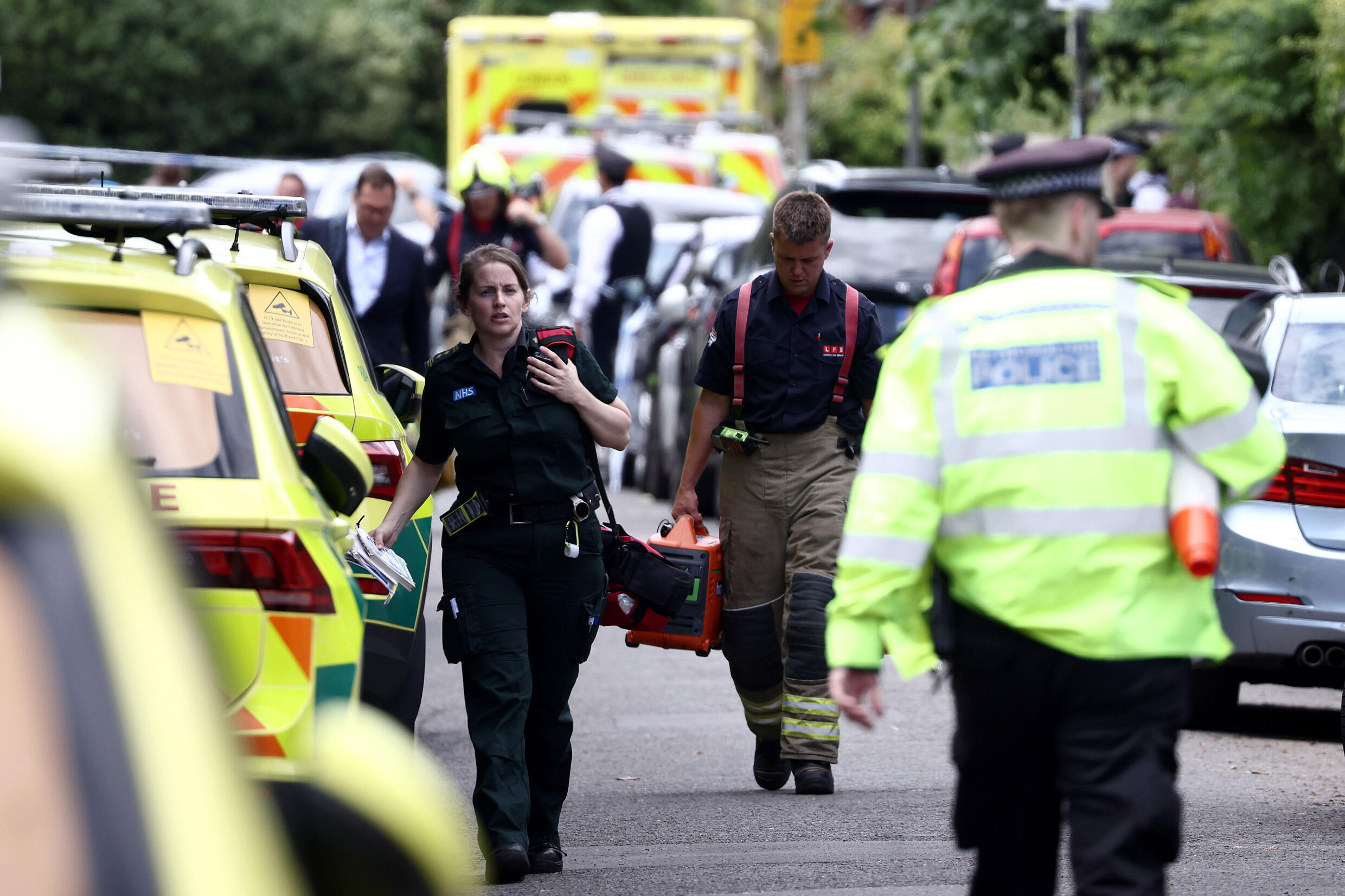 Girl, 8, killed in London primary school crash
