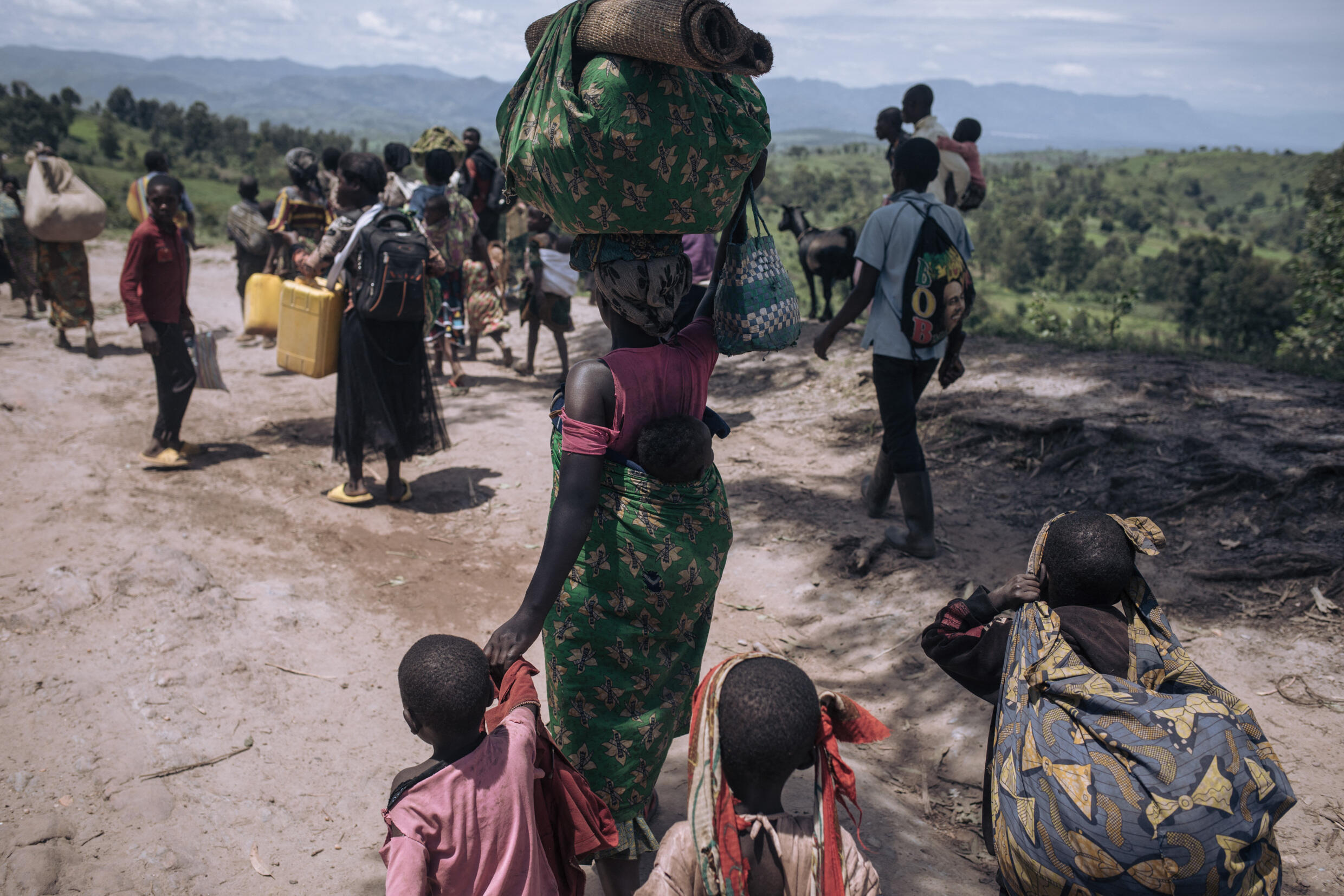 A record 6.9 million people are internally displaced in DR Congo, says UN