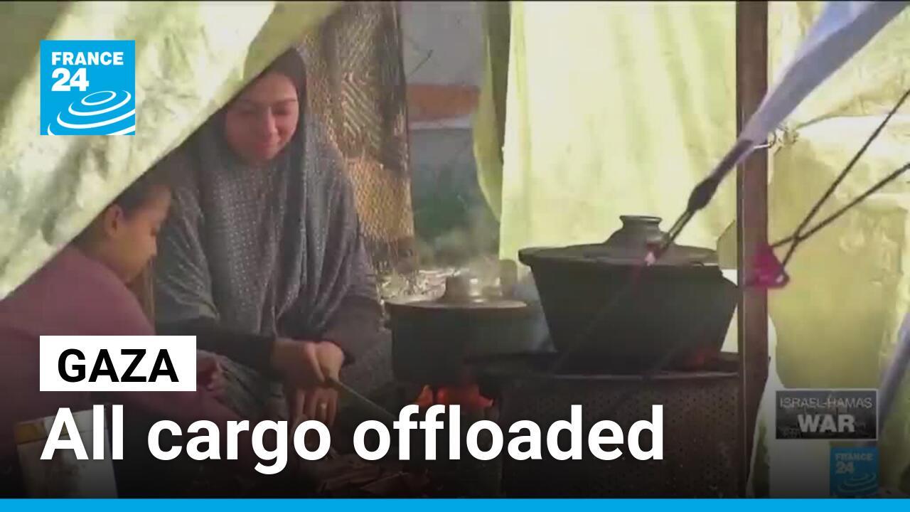 All cargo offloaded from first aid ship to reach Gaza, NGO says - France 24