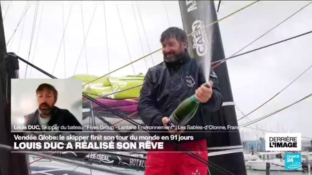 Vendée Globe : Louis Duc a réalisé son rêve et a achevé son tour du monde - France 24