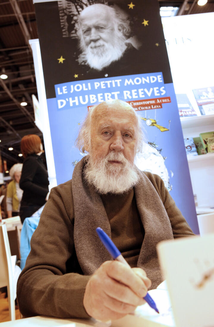 L'astrophysicien franco-canadien Hubert Reeves, grand vulgarisateur ...