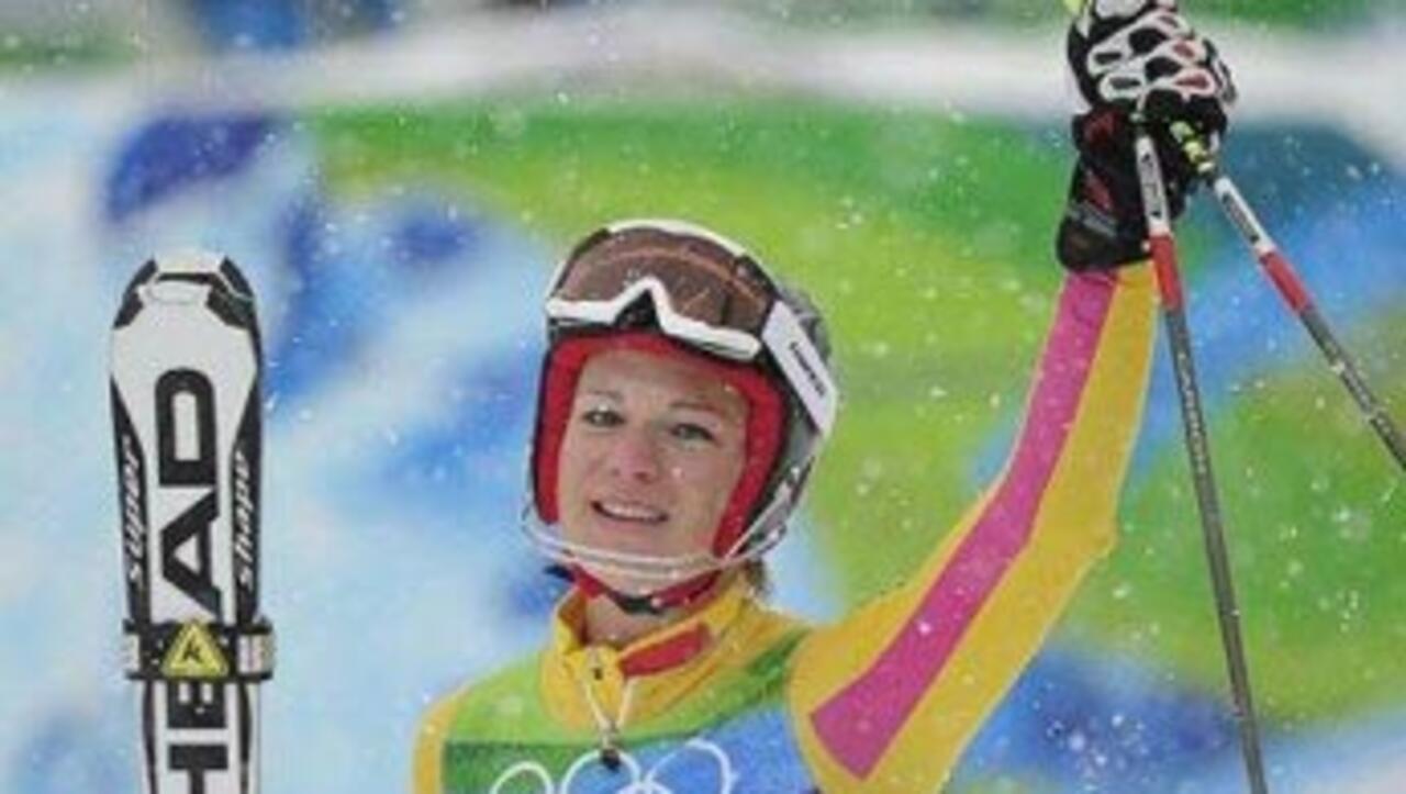 Germany's Riesch adds slalom gold medal to super-combined title