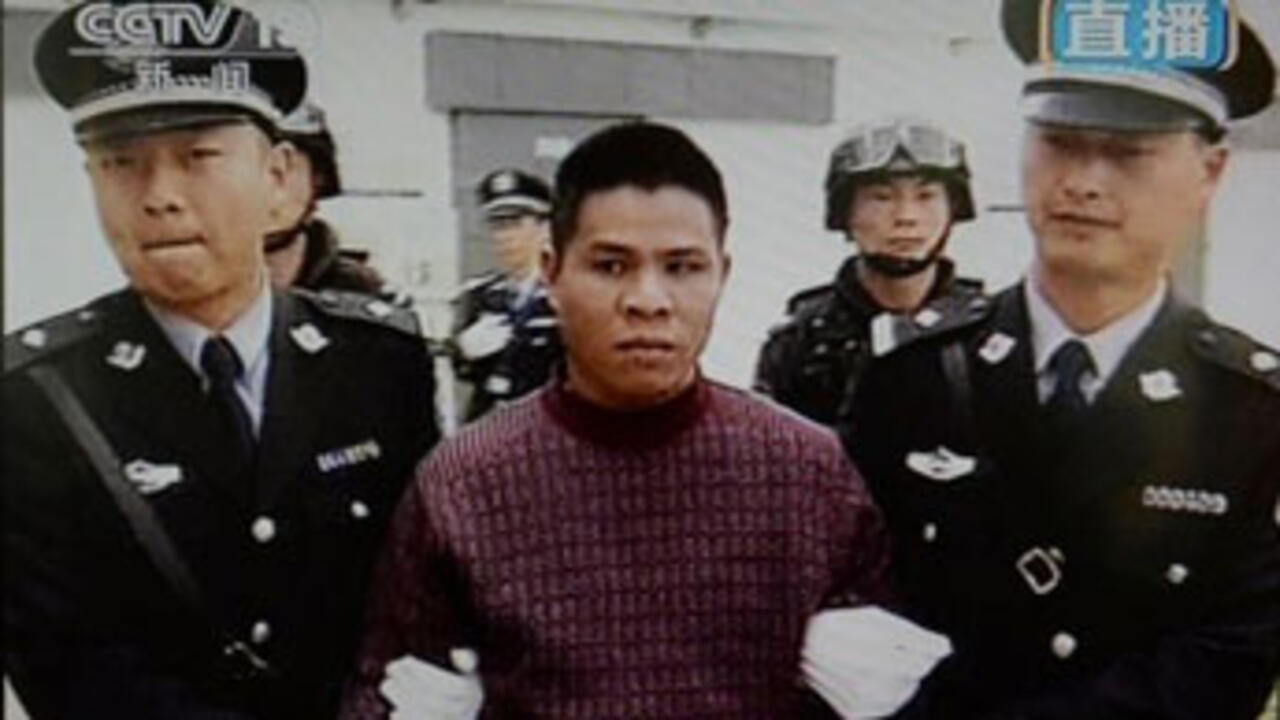 La télévision chinoise exhibe quatre condamnés à mort avant leur exécution