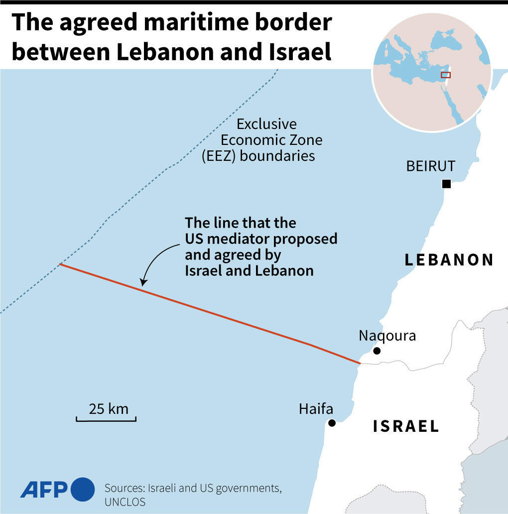 Israel, Lebanon expected to sign 'historic' maritime border deal