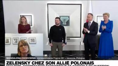 Volodymyr Zelensky chez son allié polonais : les enjeux de cette rencontre diplomatique - France 24