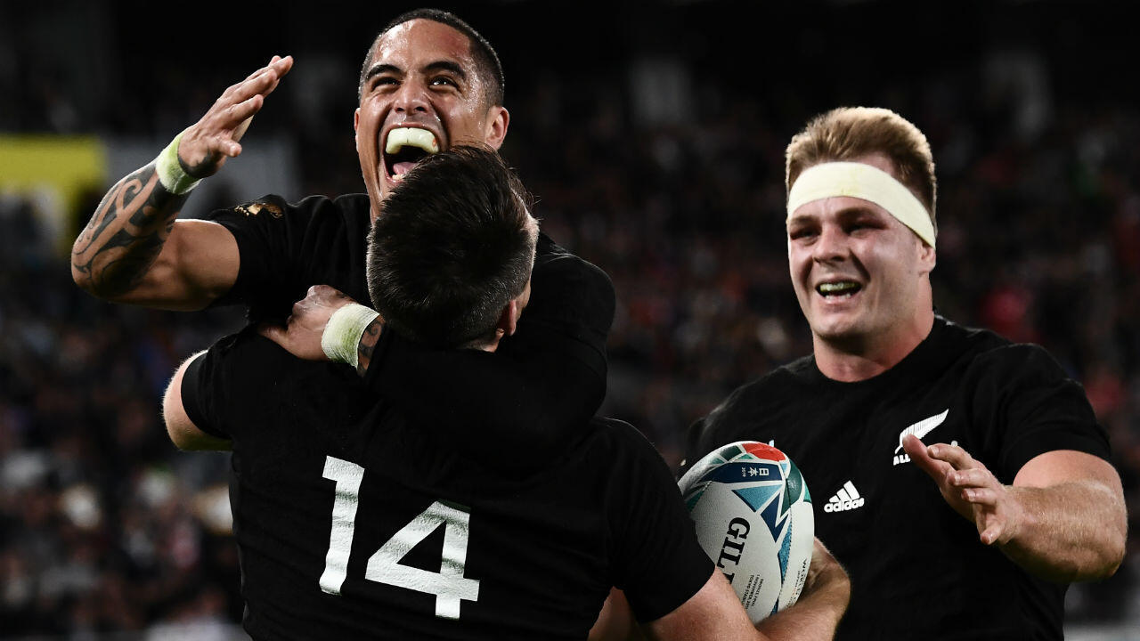Mondial de rugby : les All Blacks surclassent les Gallois et prennent ...