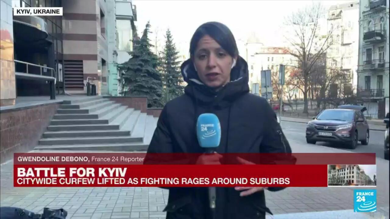 Ukraine retakes key Kyiv suburb; citywide curfew lifted - France 24