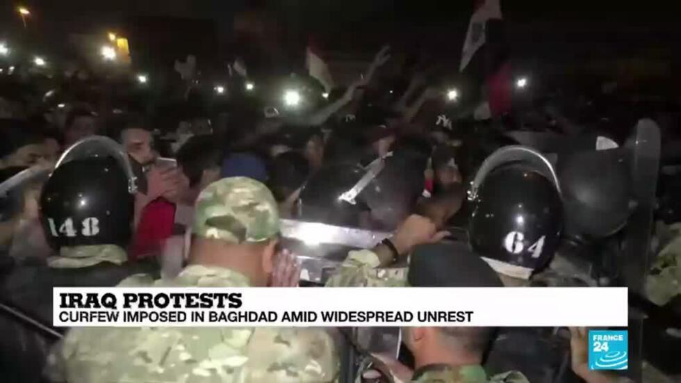 Protests in Iraq turn deadly and spread nationwide