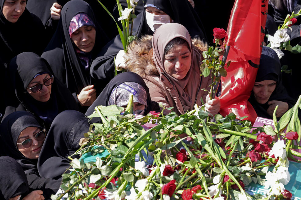 Iranians mourn Guards killed in Israeli strikes on Syria