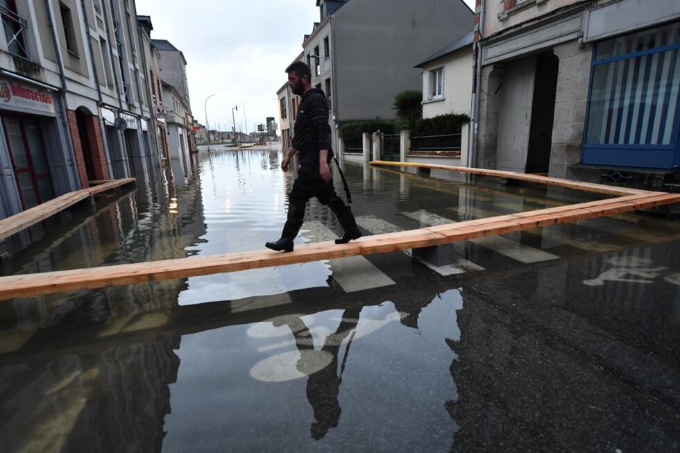 En images : inondations historiques à Redon, en Ille-et-Vilaine