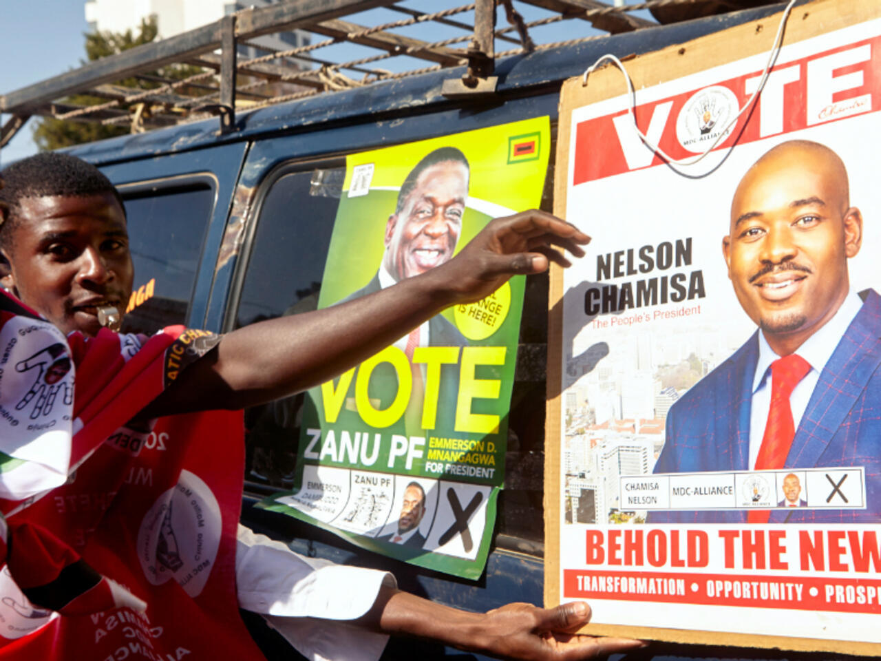 1996 Zimbabwe Presidential Election Zimbabwe President Promises 'free