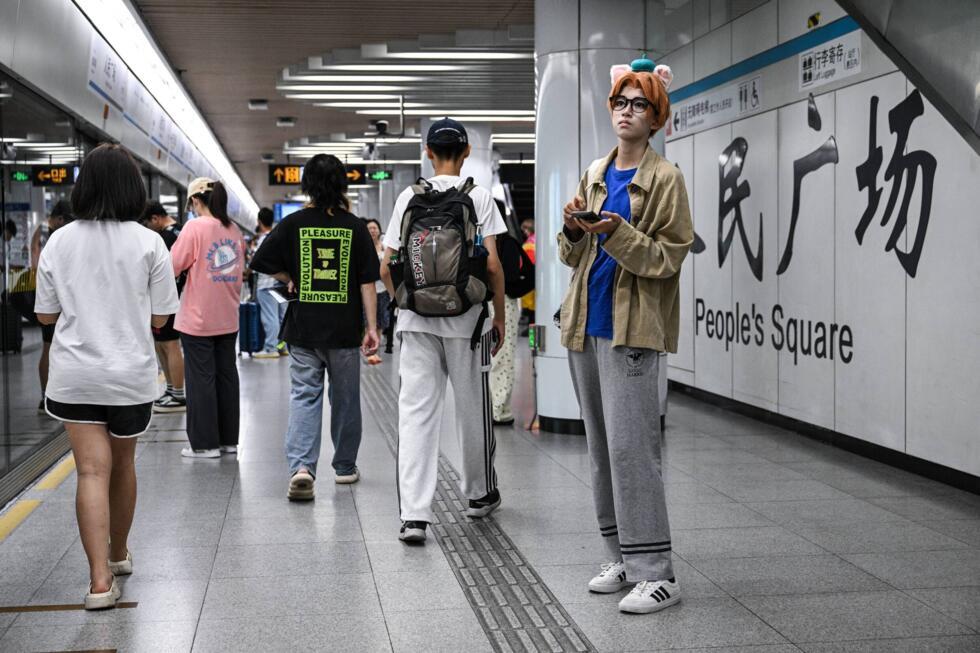 Young Chinese women hire female cosplayers to play dream men