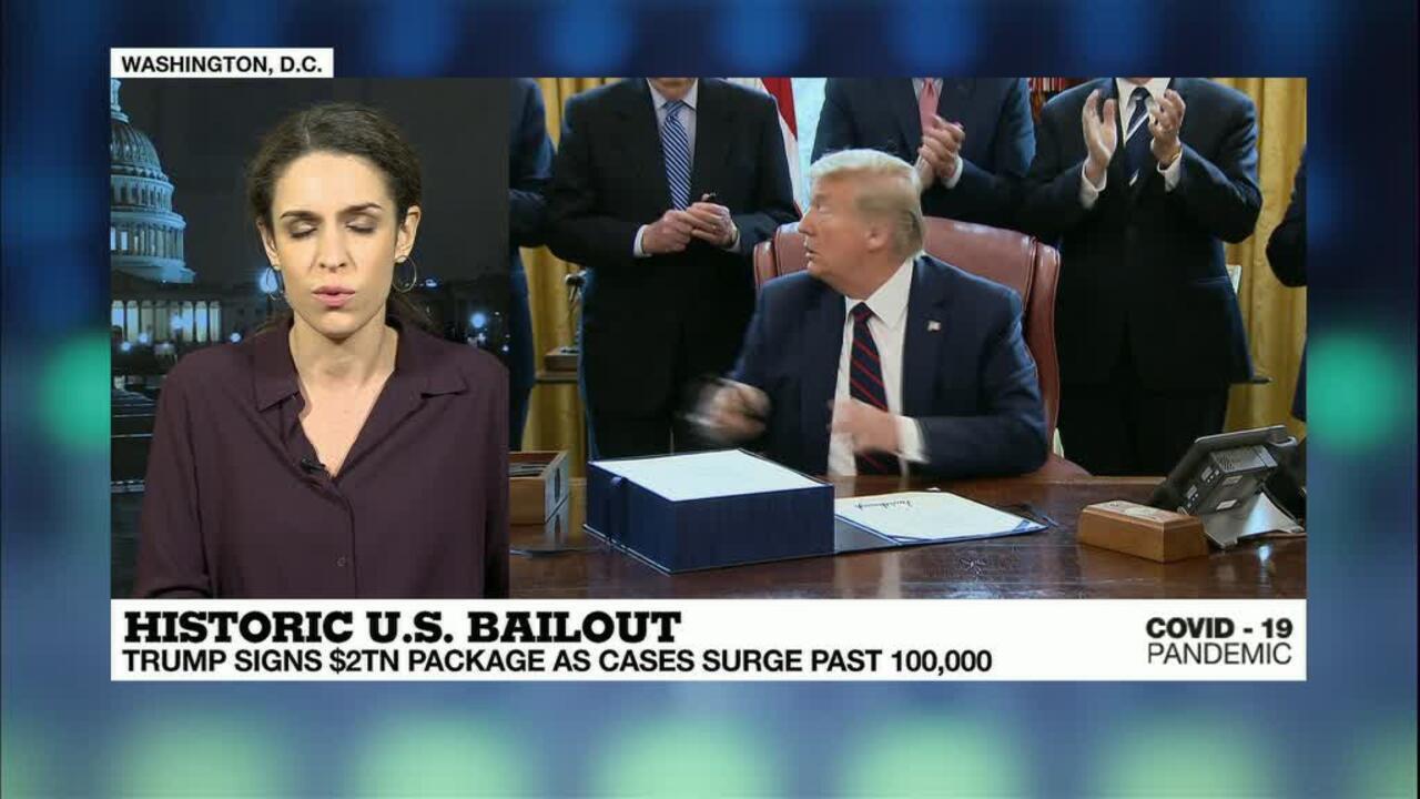 Trump signs $2.2 trillion US stimulus package into law