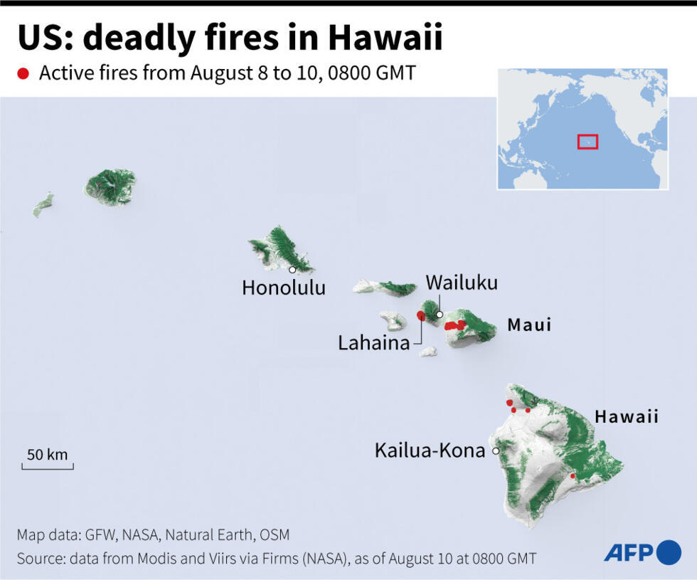 At least 36 dead in Hawaii wildfires, tourists evacuated