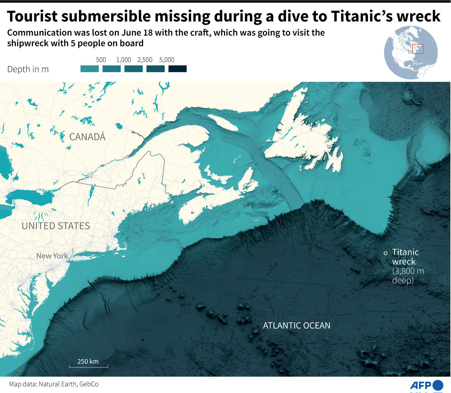 Search for missing Titanic sub like 'going into space'
