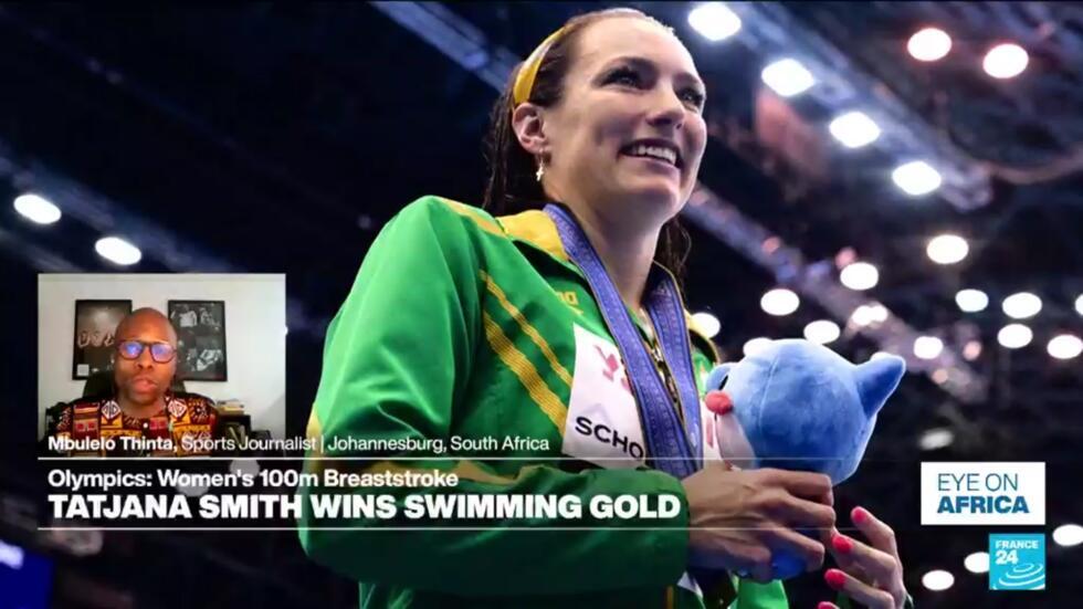 South Africa's Tatjana Smith wins swimming gold at Paris Olympics - Eye ...