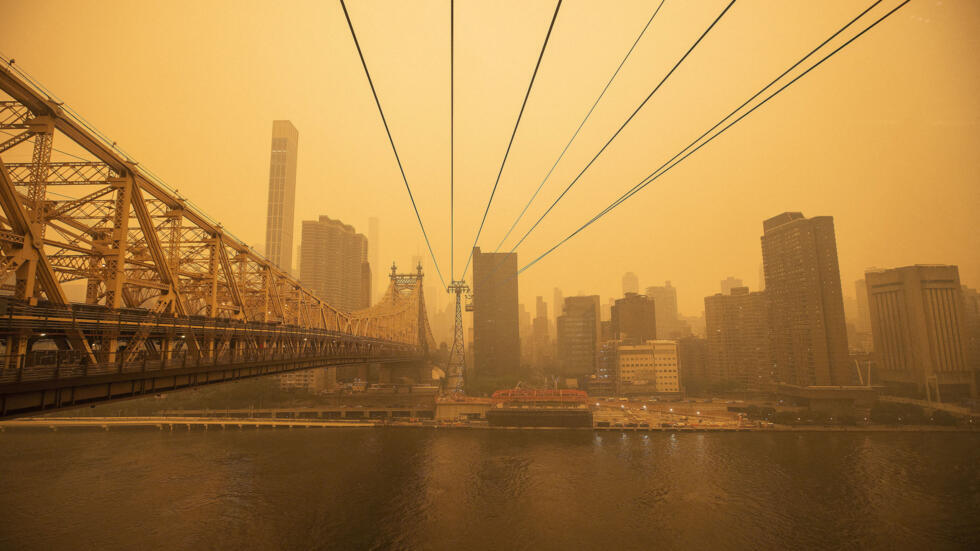 US East Coast blanketed in hazardous smog from Canadian wildfires