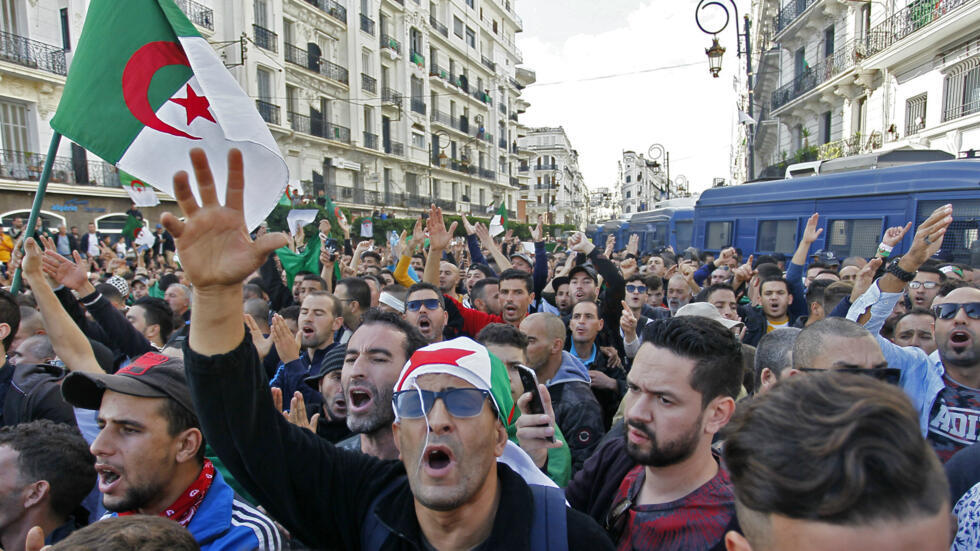 Algerians take to streets, call for 'new revolution' on independence ...