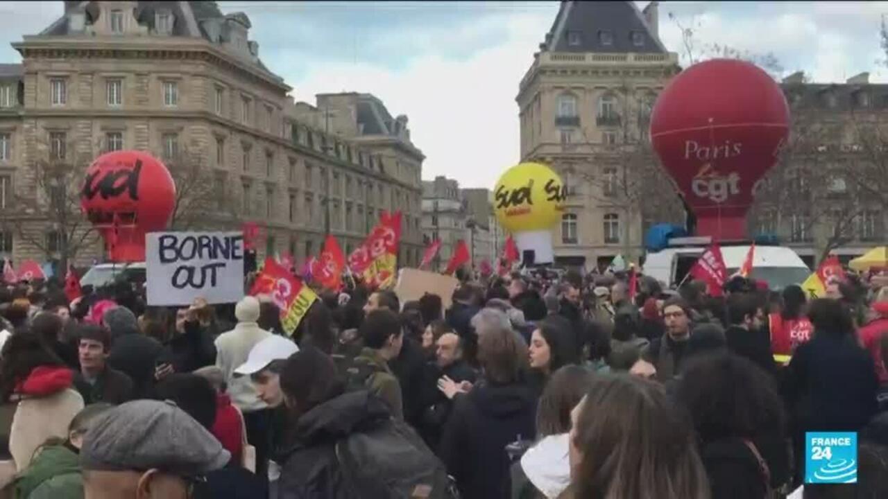 Réforme des retraites en France : manifestations et blocages pour la 9e ...