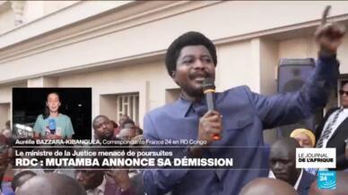 RD Congo : Constant Mutamba annonce sa démission - France 24