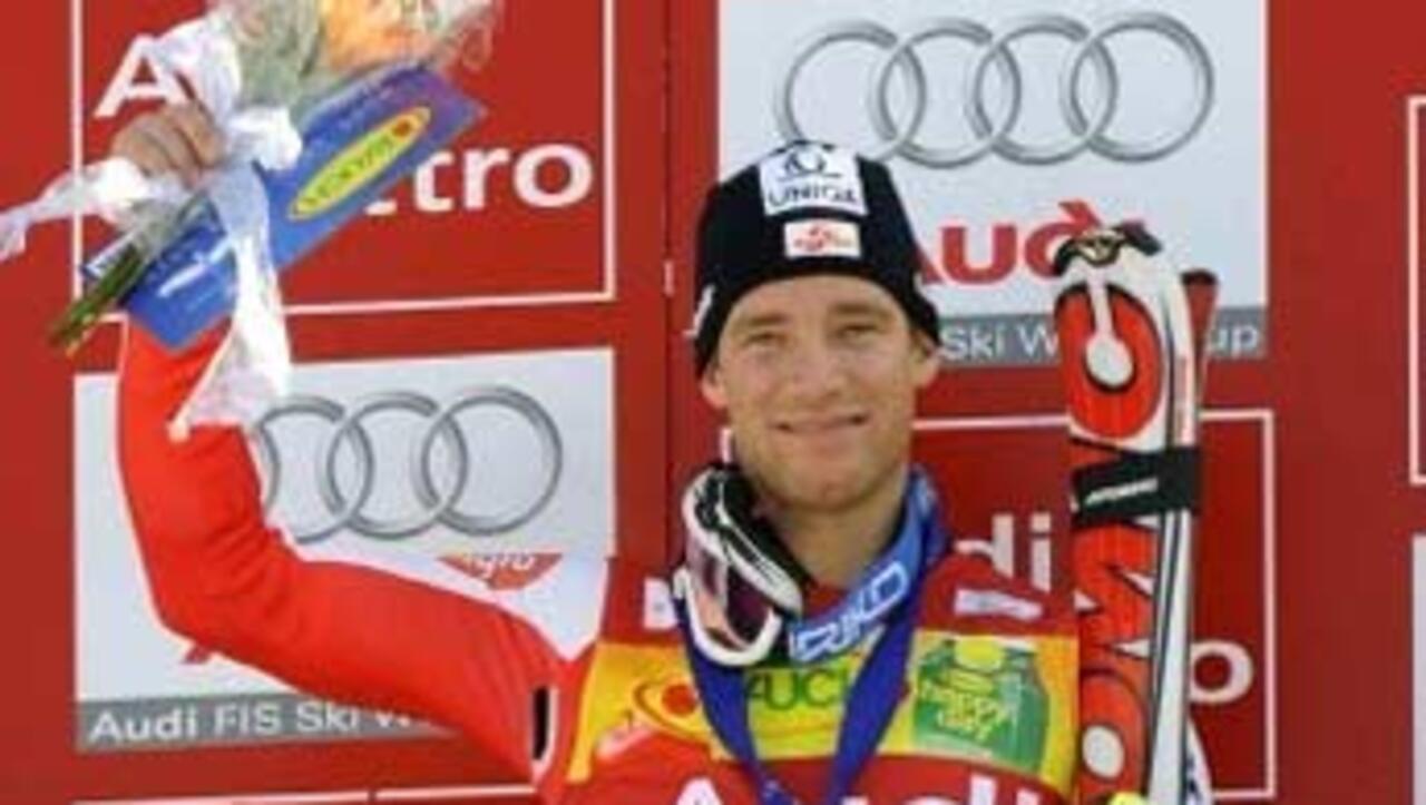 Austria's Benjamin Raich edges American Ted Ligety for win