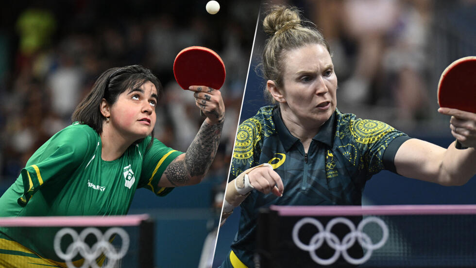 Alexandre et Tapper, deux pongistes des JO de Paris en route pour les ...