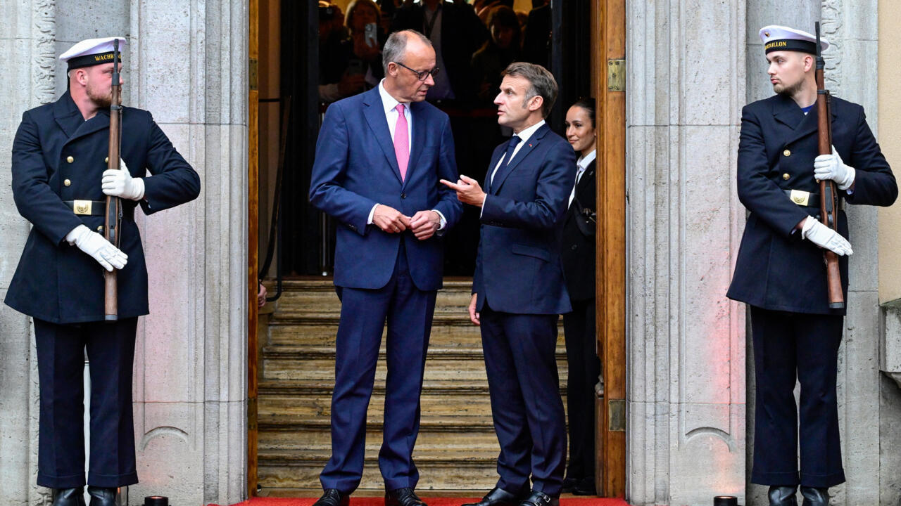 Macron and Merz say EU close to decision on US tariff response - France 24