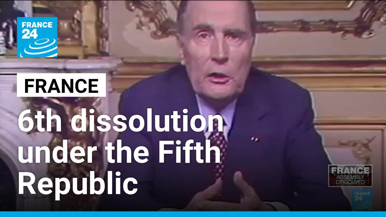 Macron dissolves National Assembly: 6th dissolution under the Fifth ...