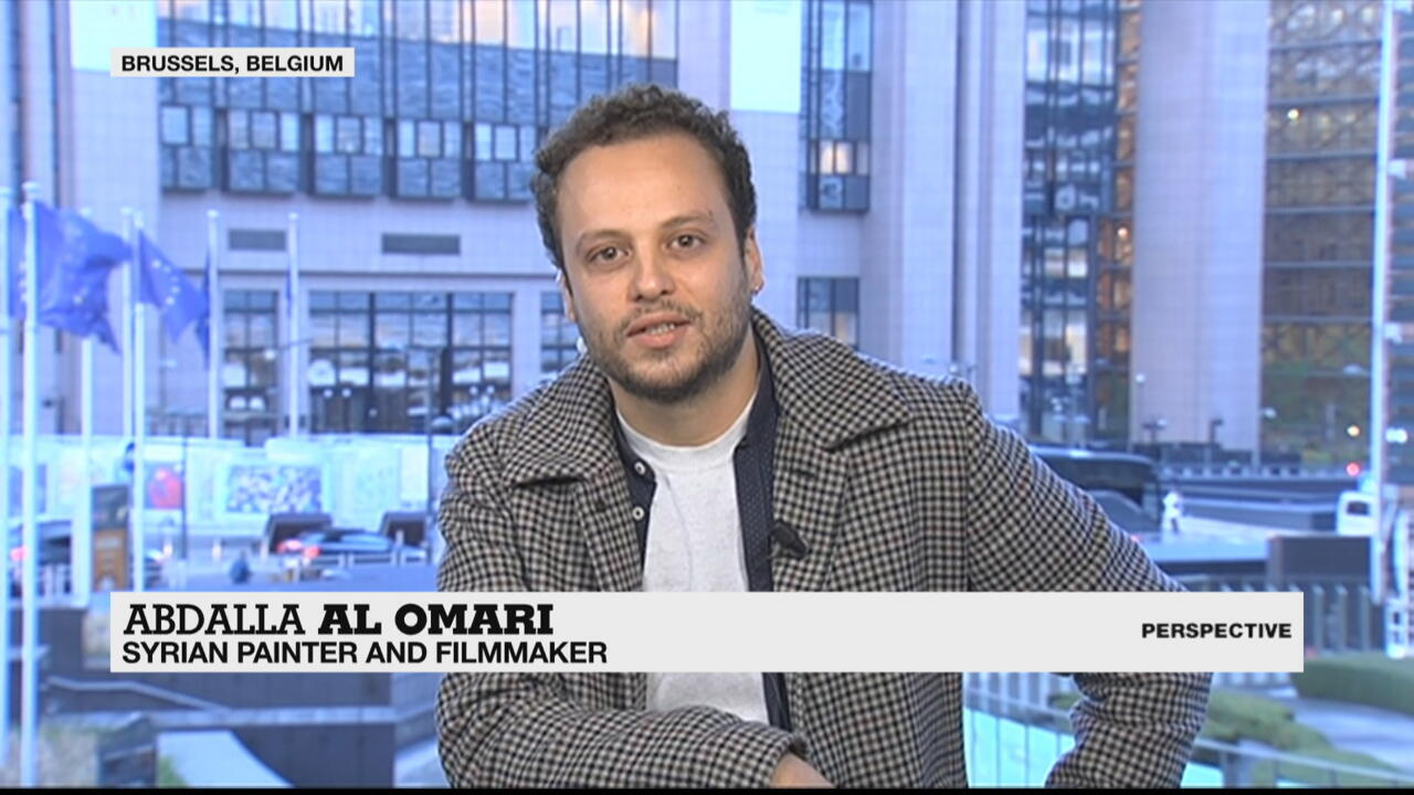 Painter and filmmaker Abdalla Al Omari portrays Syria’s civil war ...