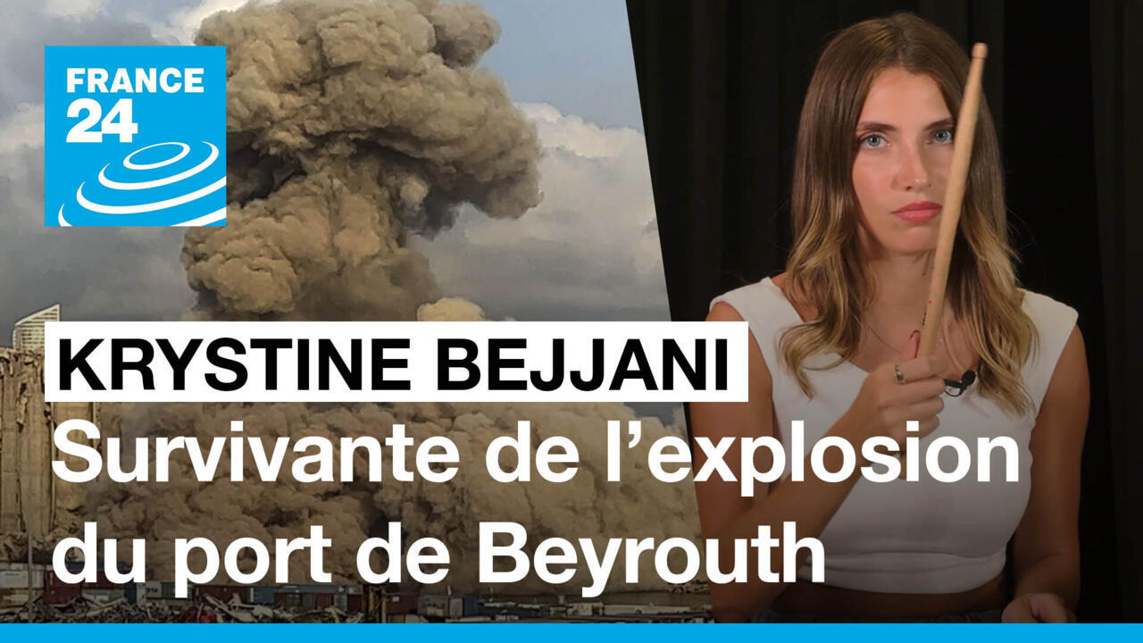 Krystine Bejjani, survivante de l’explosion du port de Beyrouth - France 24
