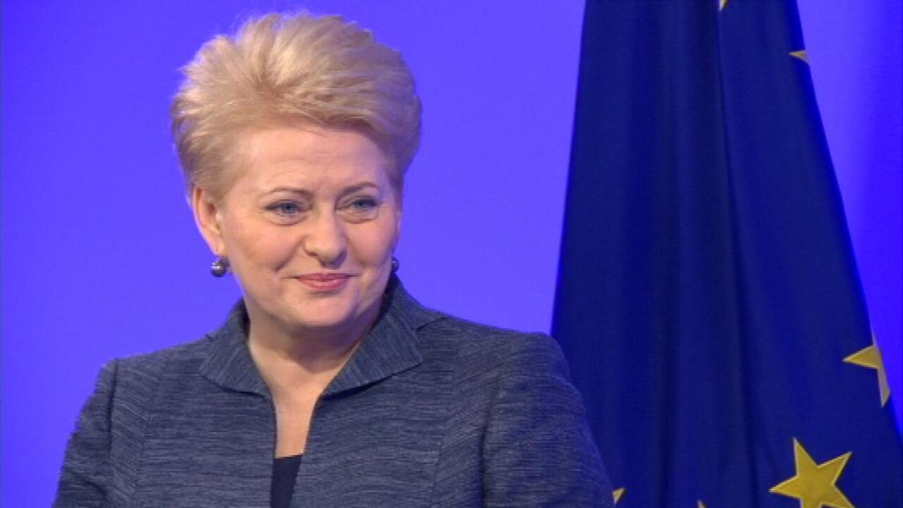 Dalia Grybauskaite, President of the Republic of Lithuania - Talking Europe