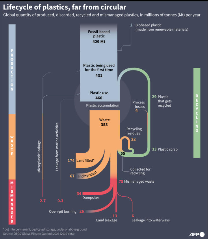 So where does the oceans' plastic waste come from?